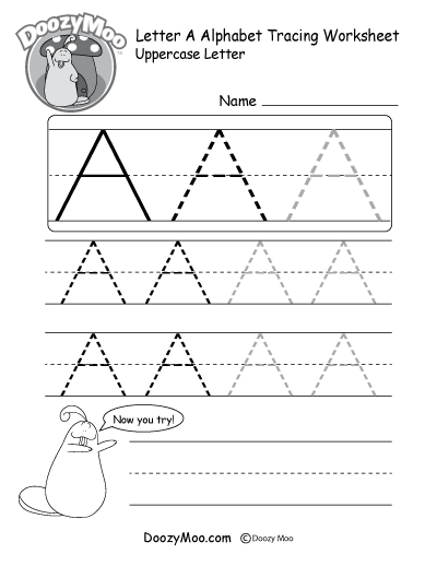 Uppercase Letter Tracing Worksheets (Free Printables) - Doozy Moo Uppercase Letter Tracing Worksheets (Free Printables) - Doozy Moo
