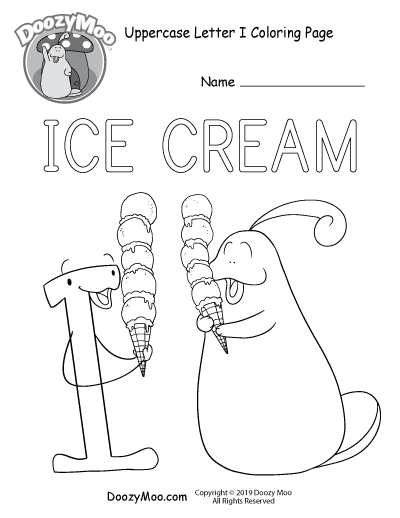 Cute Uppercase Letter H Coloring Page Free Printable Doozy Moo